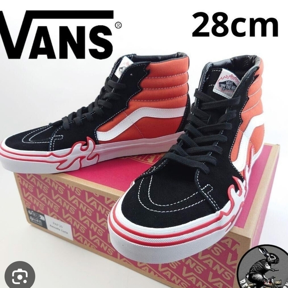 Vans | Shoes | Vans Sk8hi Flame Fire High Top Sneakers | Poshmark